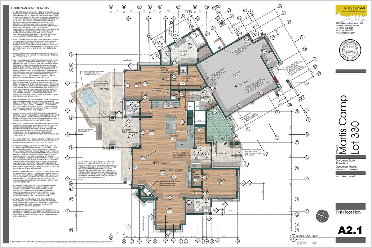 Construction Site Layout Drawing